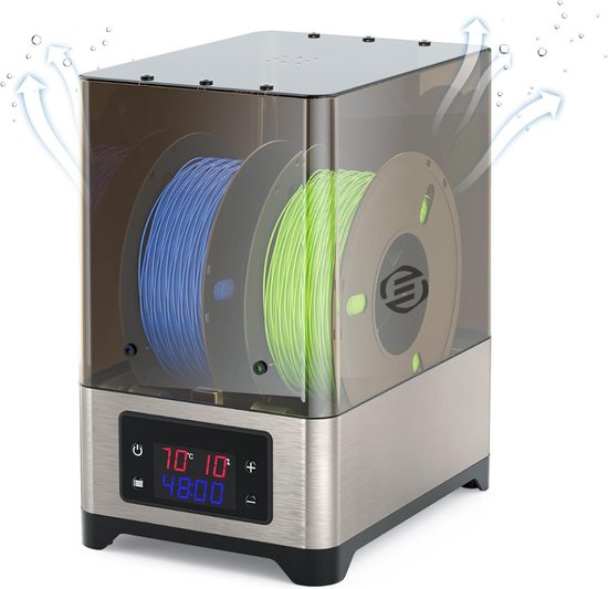 Equivera Filament Droger - Filament Dryer - 3D Printen - Verbeterd de ...
