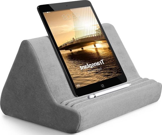 Verstelbare Tablethouder - Kussen voor Tablets en Smartphones met 3 ...