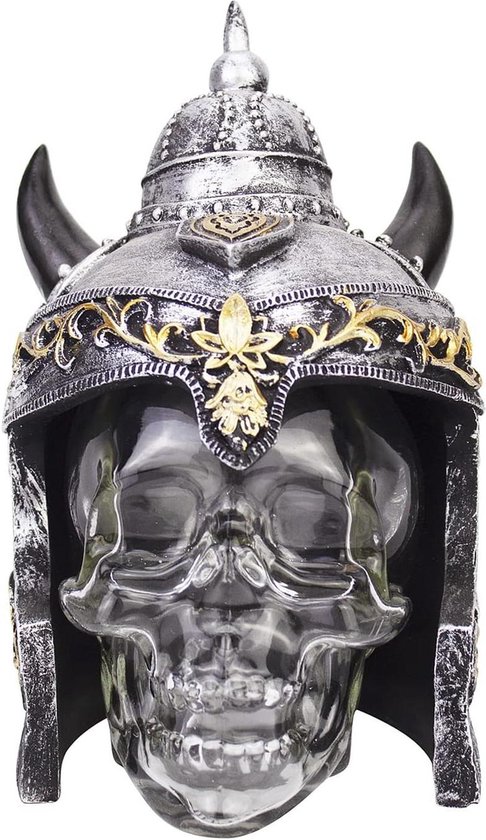 Whisky Karaf Doodshoofd Romeinse helm alcohol kristal schedel hoofd set ...