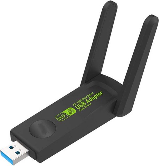 Provium USB WiFI Adapter - 1300Mbps Dongle - 2,4Ghz en 5Ghz Wifi ...