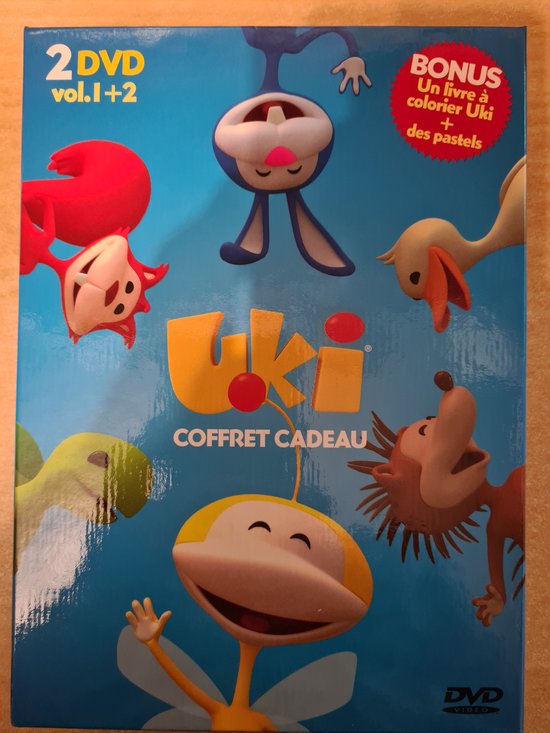 Uki dvd box vol 1+2 gratis krijtjes en kleurboek (Dvd), Uki | Dvd's | bol