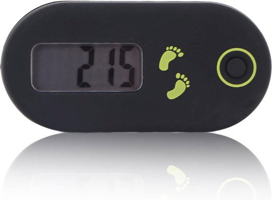 3D Mini Stappenteller met Clip en Koord - Grote Display Stappenteller ...