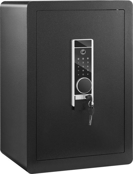 Elektronische Kluis - 62 Liter - 40 x 33 x 60 cm - Kluis met Sleutel en ...