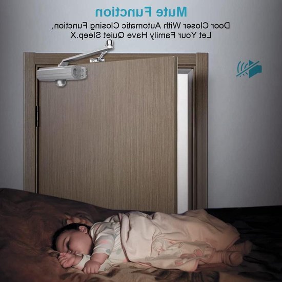 Automatische hydraulische deurdranger - verstelbaar - bediening tot 45 ...