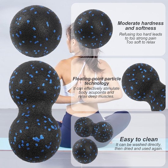 Massagebal trigger point release - Set van 2 Fasciaballen voor voeten en... | bol