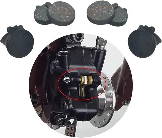 4 stuks semi-metalen rempads - hars remblokken - Taiwan Zoom Line pull ...