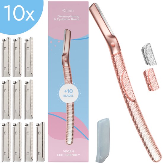Kitian Premium Dermaplaning Gezicht - Wenkbrauw Mesje - Gezichts ...