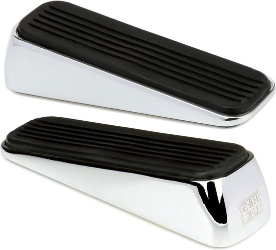 Heavy Duty roestvrijstalen deurstopper met rubberen buffer ...