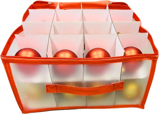 STEGGER - Kerstballen Opbergbox - Kerstballen Organizer ...