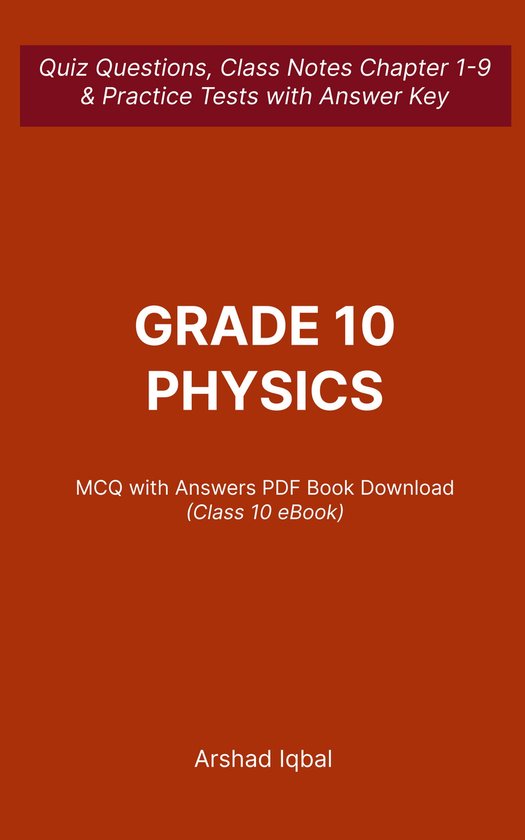 Physics MCQs Books PDF Download - Class 10 Physics MCQ (Multiple Choice ...