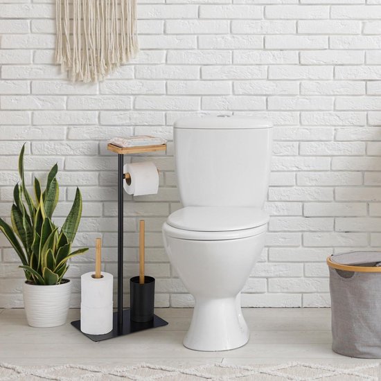 toilet accessoires set met wc-rolhouder, toiletborstel en ...
