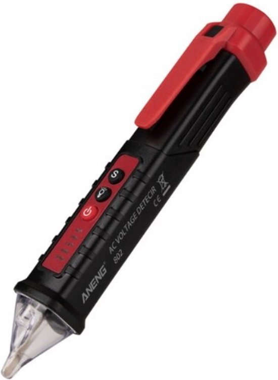 Volt Stick 12-1000V | Volt Detector | Zwart of Rood | bol