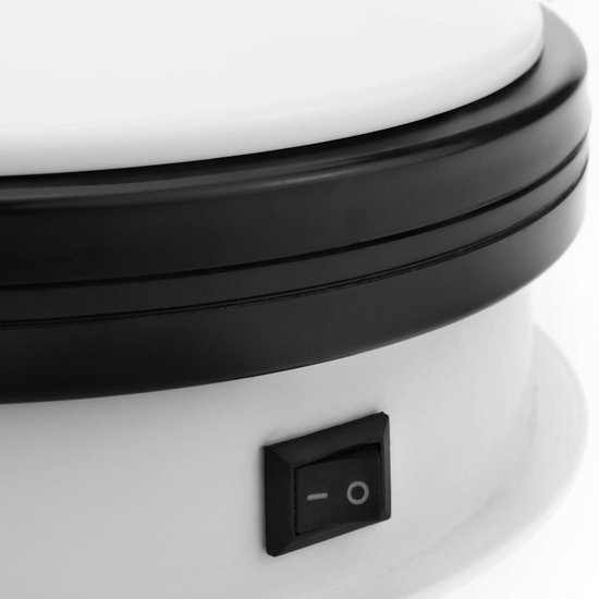 Base pivotante électrique blanche 15 cm avec plateforme tournante ...