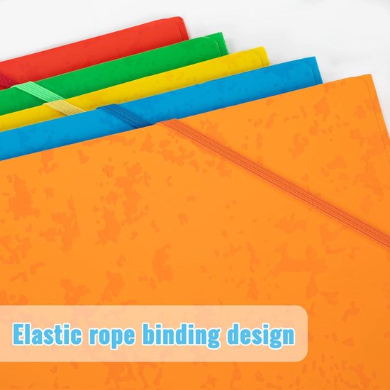 Verzamelmap A4 postmap van kraftpapier hoekspanner-insteekmappen ...