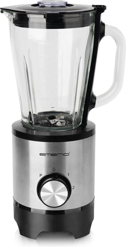 Emerio BL-130988 - Blender - Inhoud 1,5L – 500W - Glazen mengkan - RVS ...