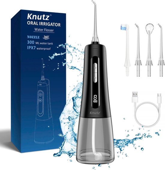 Knutz®-Draadloze Waterflosser en Monddouche – Elektrisch Flosapparaat ...