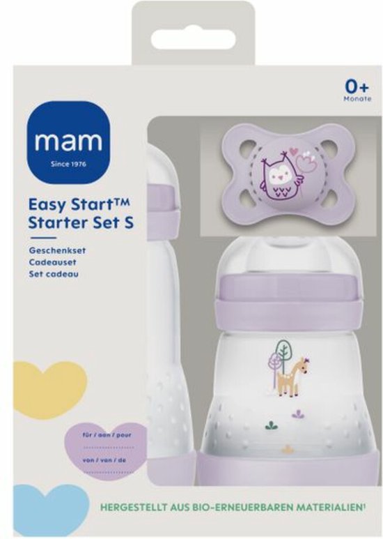 MAM - Easy Start Babyfles Starterset S - Anti-Koliek - BPA-Vrij - 0 ...