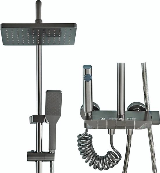 Tumex - Doucheset - Douchesysteem - Hoogte Verstelbaar - Wandmontage ...