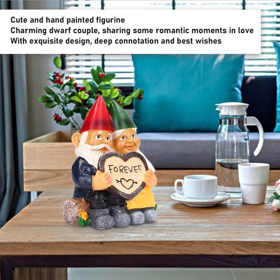 Tuinkabouter Grappige kabouter tuinornament buiten-hars dwerg ...