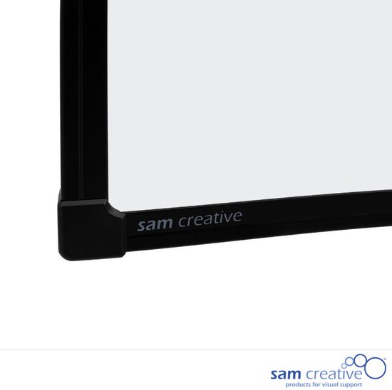 Whiteboard Basic Series 90x120 cm zwart frame | Magnetisch whiteboard | Whiteboard met... | bol