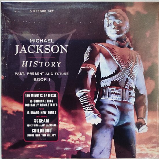 Michael Jackson – HIStory - Past, Present And Future - Book I (Orange ...