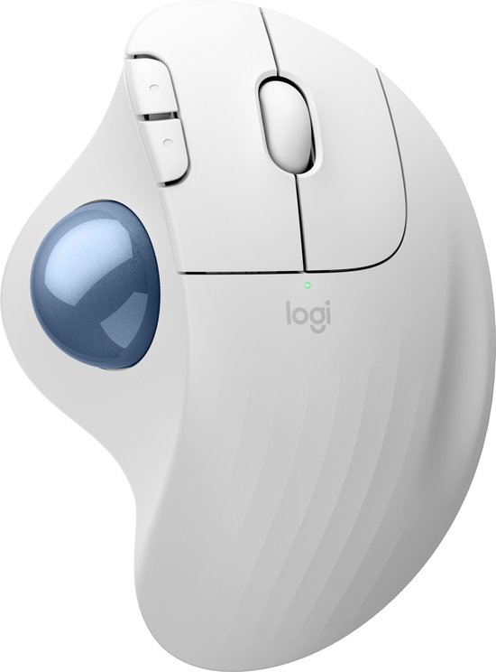 Logitech Ergo M575S - Draadloze ergonomische muis - Bluetooth - Pale ...