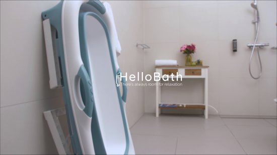 HelloBath® Opvouwbaar bad voor Volwassenen en Kinderen L, 142x60x58cm ...