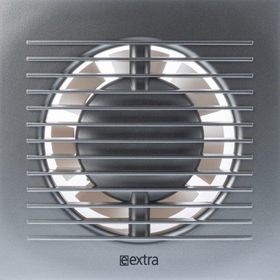 Badkamer Ventilator - Stille Afzuigventilator 100mm - Zilver ...