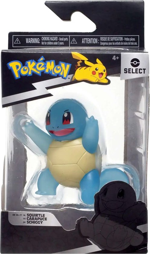 Pokemon - Squirtle Battle Figure 3 Inch - Translucent Material ( 37949 ...