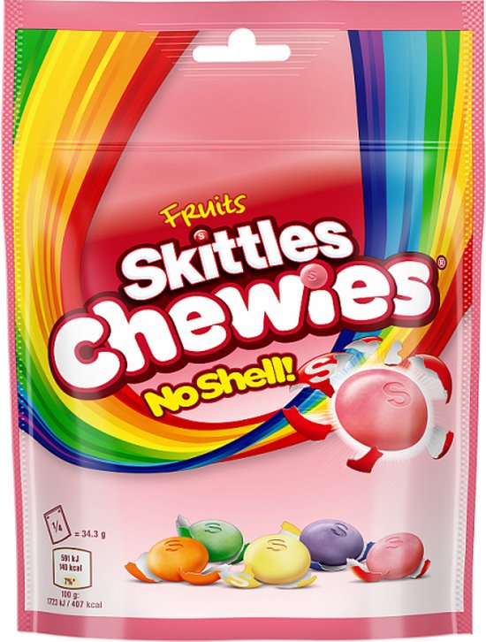 Skittles Chewies Fruit (16 x 137g) | bol