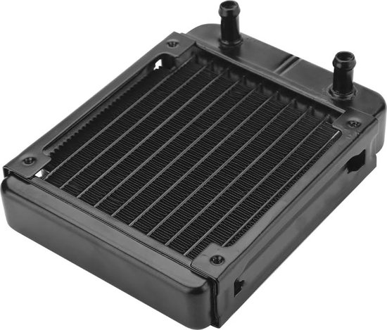 120 mm Aluminium Radiator voor PC Waterkoeling - 10 Buizen | bol