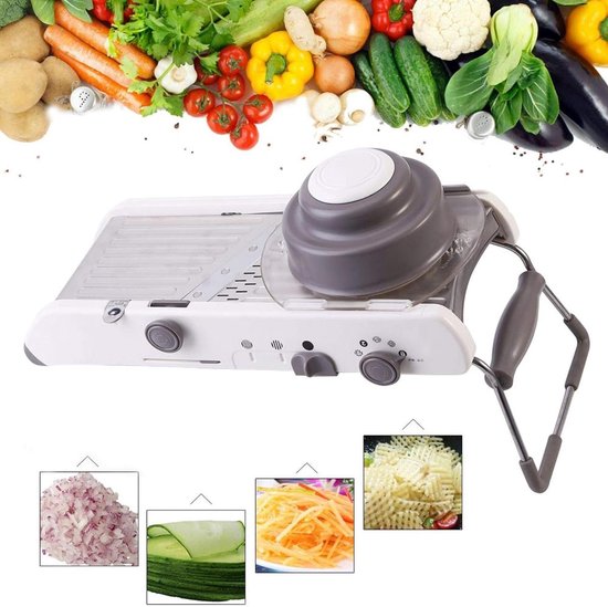 Multifunctionele verstelbare mandoline snijmachine- professionele ...