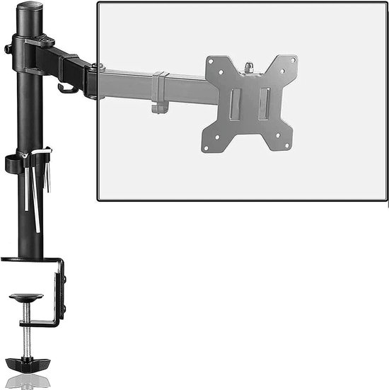 Enkele beeldschermhouder 13-32 inch monitor - bureauhouder 40 cm stang ...