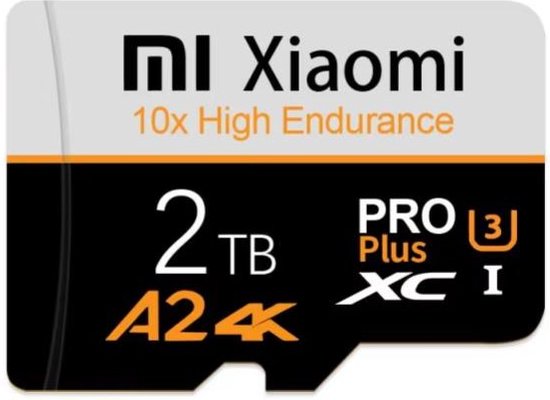 Xiaomi Micro SD Kaart 2TB - Geheugen kaart - Geheugenkaart met Adapter ...