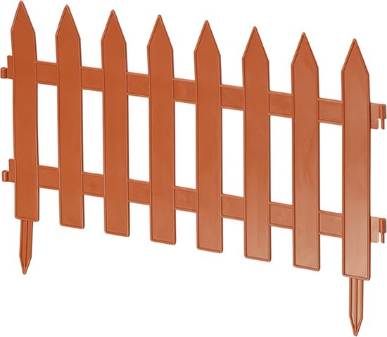 Formplast Tuinhekjes - 14x stuks - kunststof - 640 cm - terracotta ...
