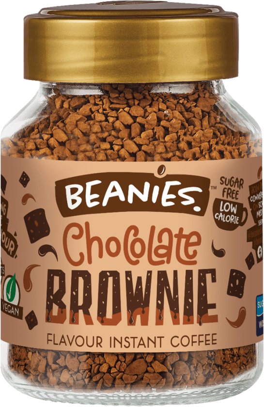 Beanies coffee - Chocolate brownie - oplos koffie - instant coffee ...