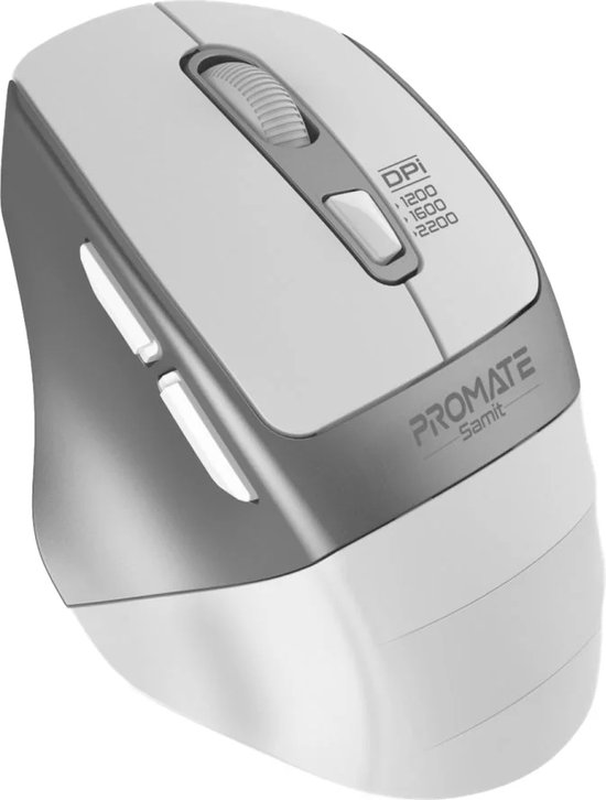ProMate® Samit - Draadloze Muis - Ergonomisch - Stille Klik - 2200 DPI ...