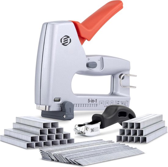 Equivera Nietpistool - Tacker - Niet Pistool - Nietpistool Draadloos | bol