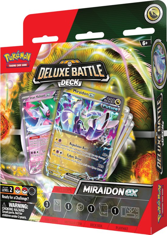Pokémon - Deluxe Battle Deck - Miraidon - Trading Cards | Games | bol