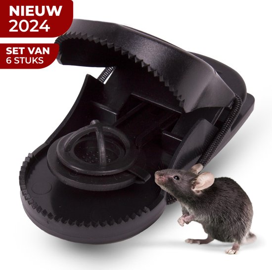 Muizenval - Muizenklem - 6 Stuks – 100% Pakkans - Muizenvallen Voor ...
