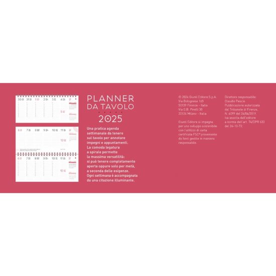 Equivera Bureaukalender 2025 - Gezinsplanner - Kalender - Weekplanner ...