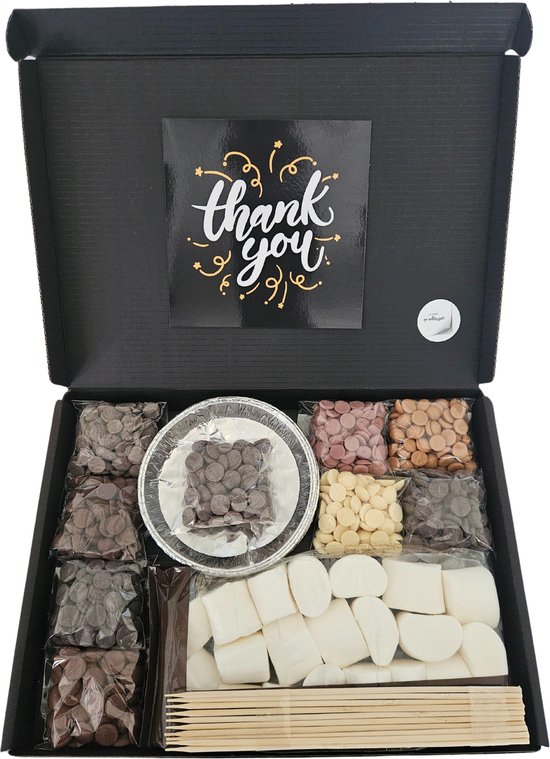 Chocolade Callet Proeverij Pakket Deluxe - Thank You | bol