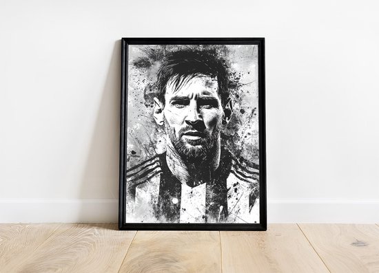 Lionel Messi Poster - Black & White - Art Collection - 43x61cm ...