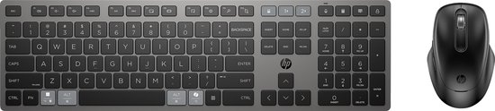 HP 720 - Draadloos Toetsenbord en Muis - Qwerty - Zwart - Snel opladen | bol