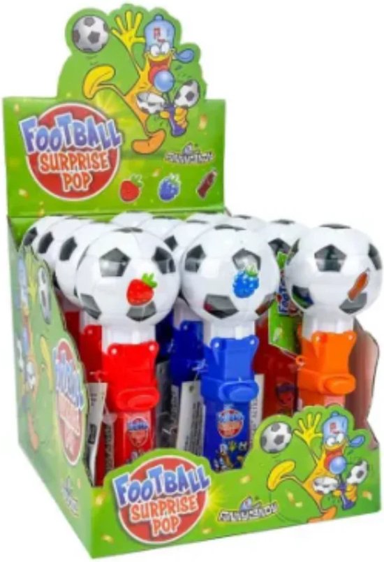 Funny Candy - Football Suprise Pop - 12x 10 gram | bol
