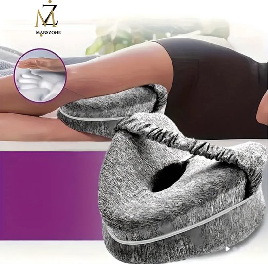 MZS Kniekussen Voor in Bed - Beenkussen - Knie Kussen- zijslaapkussen | bol