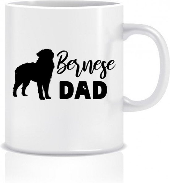 Bernese Dad Mok 300ml – Perfect Cadeau voor Trots Baasje van een Berner ...