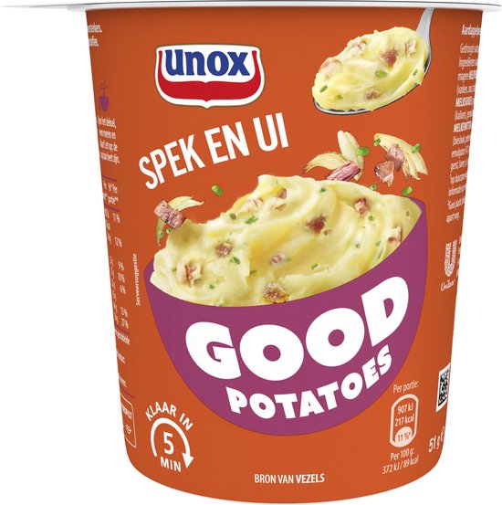 Unox Good Potatoes - Spek en Ui - 51 g | bol