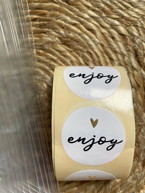 30 Uitdeelzakjes + enjoy stickers | Start Pack | Cellofaan zakjes ...