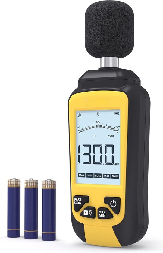 Decibelmeter - Geluidsmeter - Db Meter - Digitaal - Geluidssterkte ...